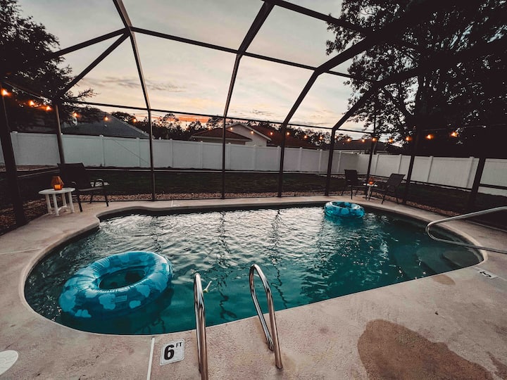 The Ebb Tide-private Pool + Just Mins To Beach! - Palm Coast, FL