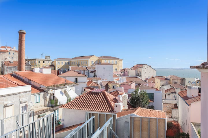 Safe And Clean Romantic Duplex With River View - Lissabon
