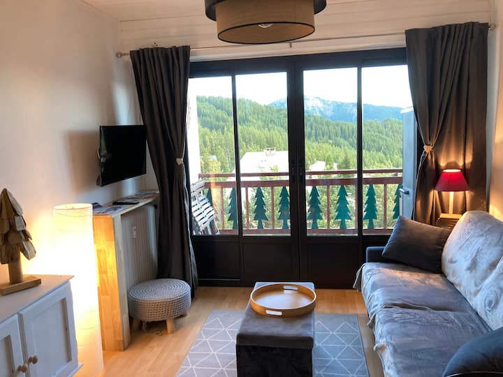Appartement Valberg, Chambrette Séparée, Vue à 180 - Valberg