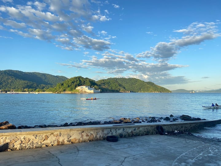 Apartamento Pé Na Areia, Com Estacionamento - Sao Vicente, Brazil