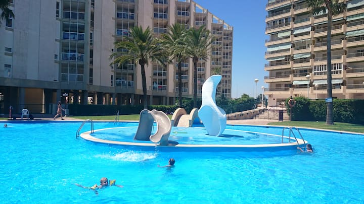 Magnifico Aparta. En 1° Linea De Playa Valencia - Puzol