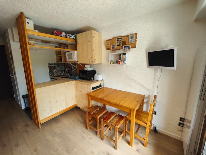 Studio 18 M², 4 Pers, En Station - Lac de Brouffier