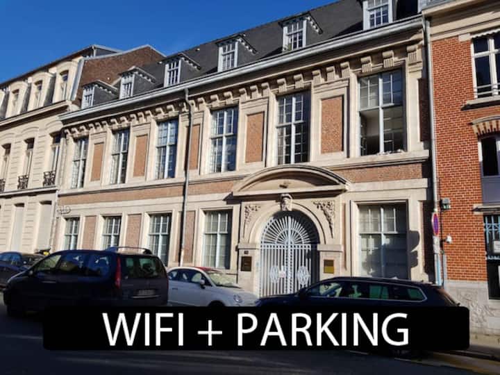 Vieux Lille/parking Privé Gratuit/ Hyper Calme - Lomme