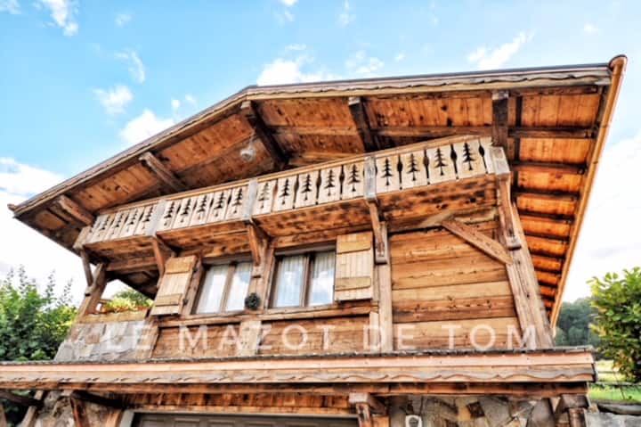 Chalet De Charme Classé E 3* Face Au Mont-blanc - Combloux