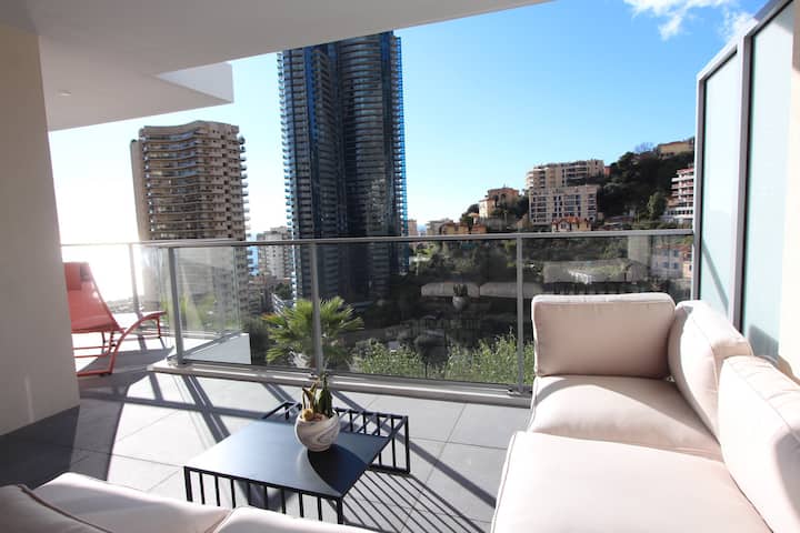 Sunparadise & Seaview 2bedrooms Pool&parking #20 - Beausoleil