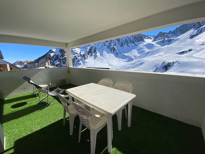 Rare Appart 10 Personnes/terrasse/parking/piscine - Lac d'Aumar
