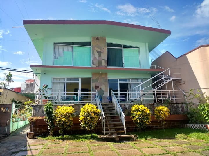 2 Habitaciones, Planta Alta, Parking, Jardín. - Villahermosa, Mexico