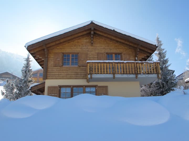 Cozy Chalet With A View Calm And Centrally Located - Nendaz