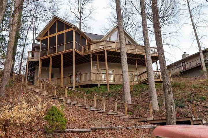Peaceful House On Lake Cherokee To Create Memories - Mountain Rest, SC