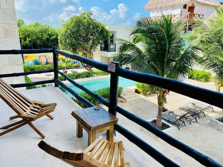 Apartment 94m² With Pool; 80m Near To The Sea - Isla Holbox