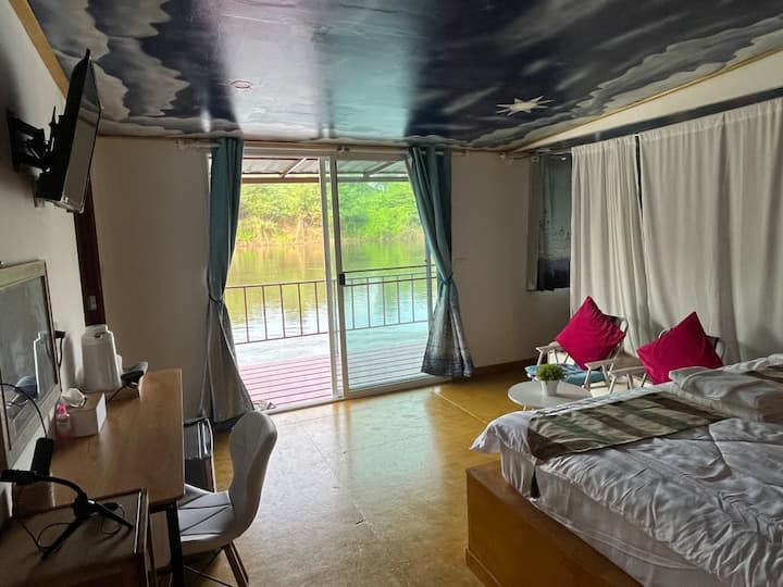 Floating House At River Kwai - Kanchanaburi