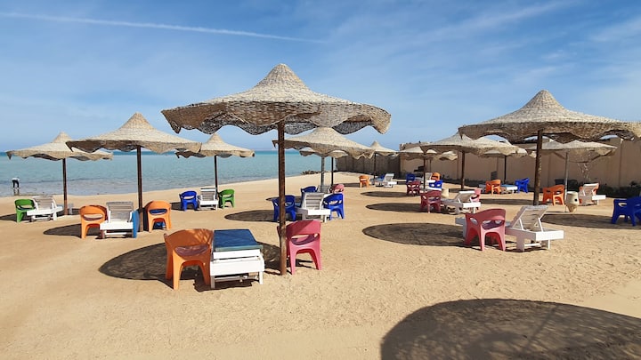 Casablanca Beach Amazing Sea View 2 Bedrooms Flat - Hurghada