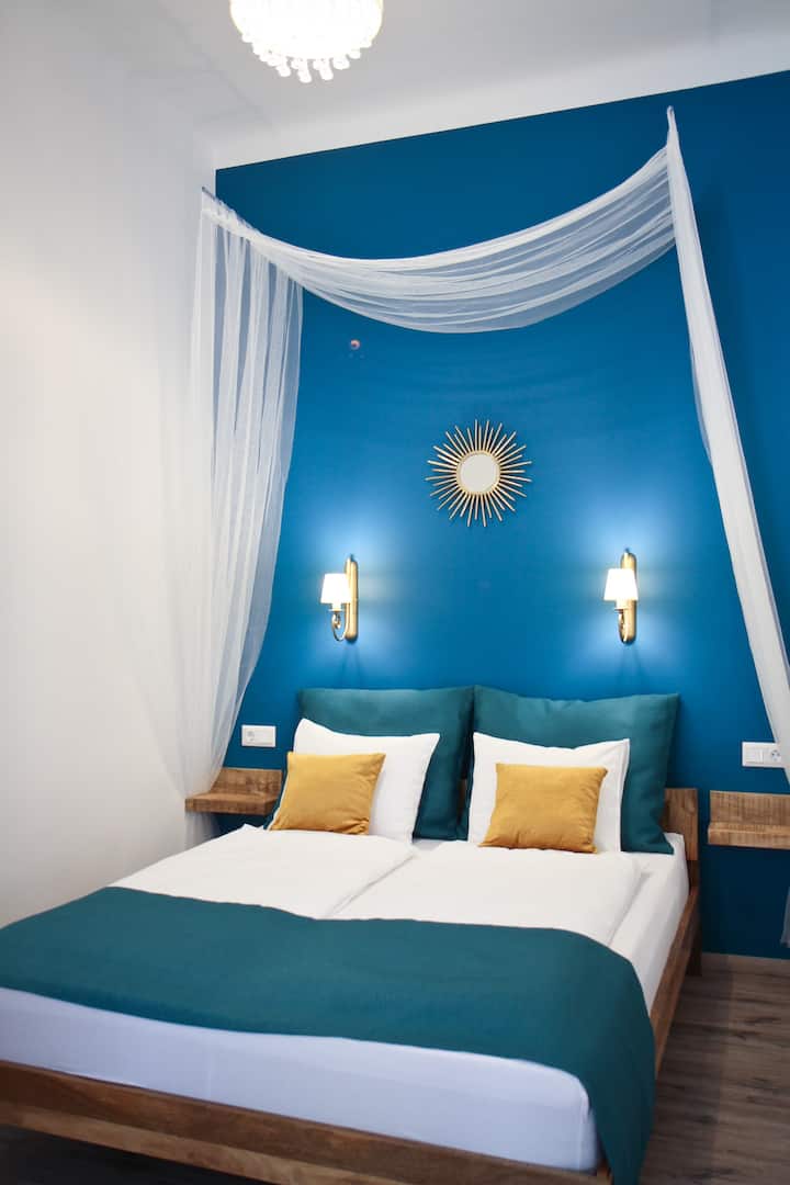 ⭐Sapphire♚ Lux Loft Style At The Deák Sq ❤️A/c✔️ - Budapest