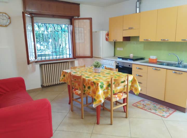 Seaside Apartment With Garden, Beach Included - 里米尼