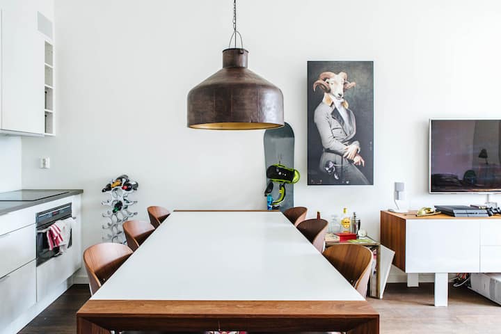 Luxurious Design Studio In City Center W/ Skyline - Stockholm