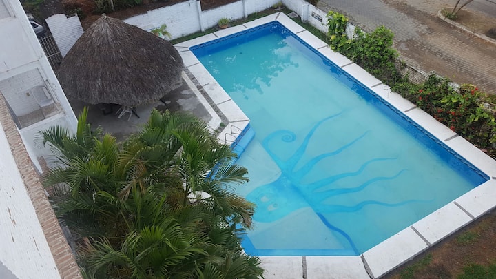 D. Depto Paseo Vta. 8 Personas, Cocina Y Alberca. - Bucerías