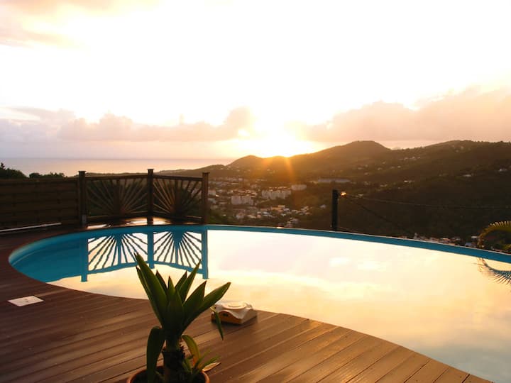 Studio Avec Piscine Et Vue Sur Mer - Martinique