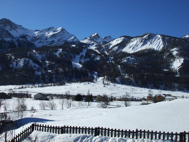 Appartement Serre-chevalier (Monêtier Les Bains) ** In Chalet Met Prachtig Uitzicht - Le Monêtier-les-Bains