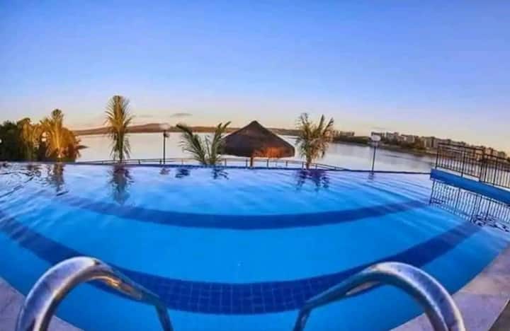 Quarto Em Resort Com 6 Piscina Para Até 8 Pessoas - Caldas Novas