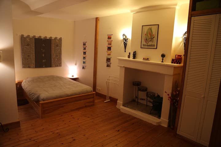 Chambre 2 Lits Double Salle De Bain Privative - Mondeville