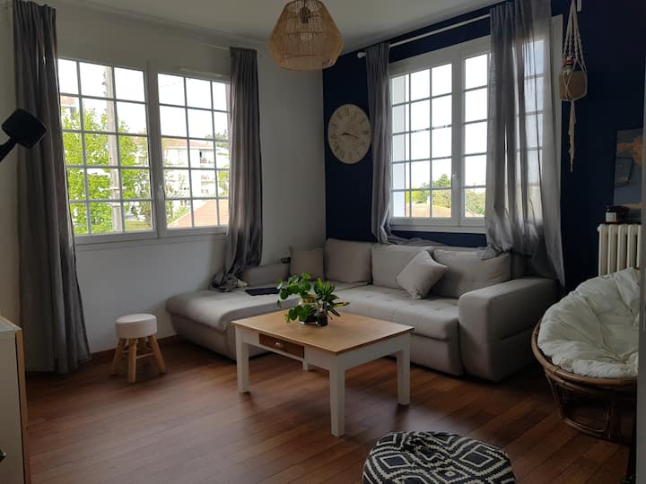 T3 Entier + Jardin Dans Maison Typique Basque - Bayonne