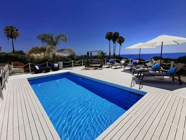 Villa Arenile-piscine-accès Privé à La Mer - Avola