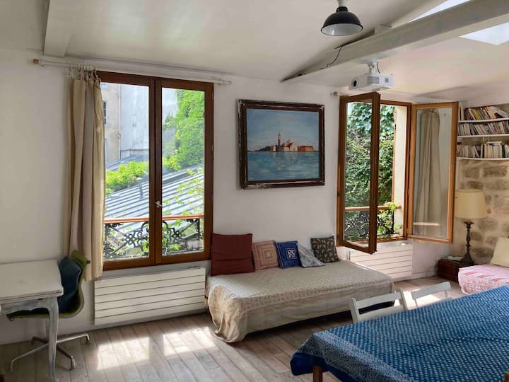 Maison Lumineuse à Belleville 80 M² - Paris