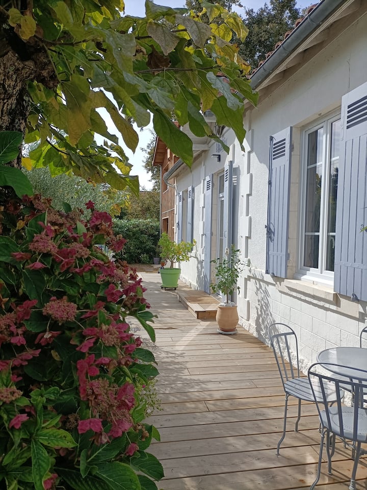 A Taussat, Arcachonnaise 70m2 200m De La Plage - Lanton