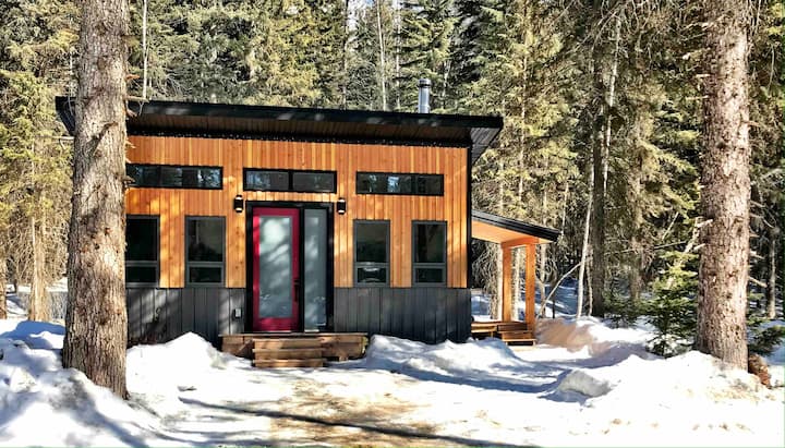 The Raven Cabin Private Modern Cabin In The Forest - Alberta