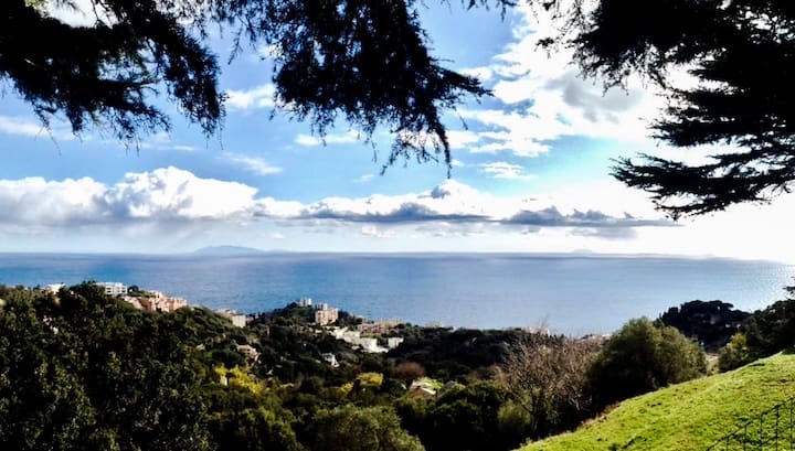 Hauteurs Bastia, Maison+jardin Vue Mer Panoramique - Bastia