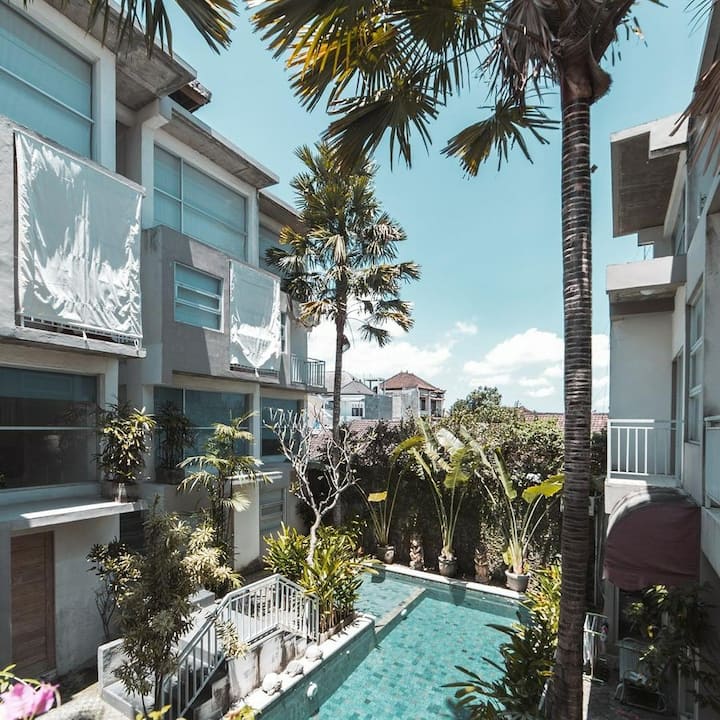 A Loft Apartment 1 With Shared Pool In Denpasar - Sanur