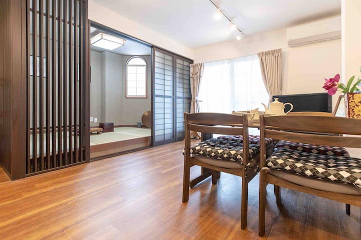 浅草花川户（竹）65平方米、池袋駅から600メートル(8人泊まり） - Ikebukuro