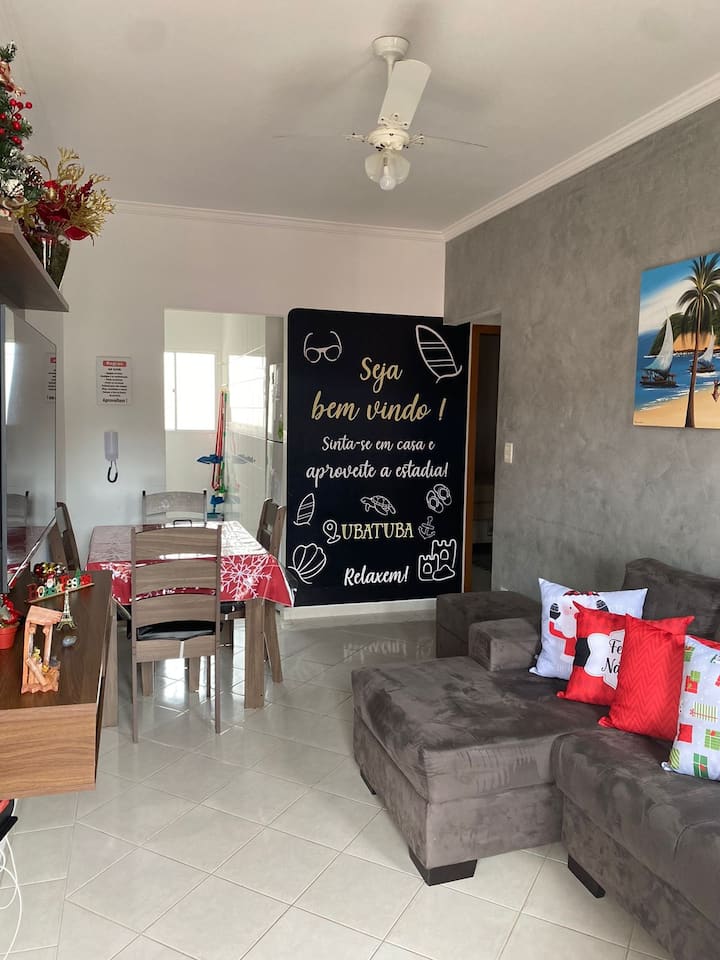 Apartamento Com Segurança,espaço Aconchegante - Ubatuba