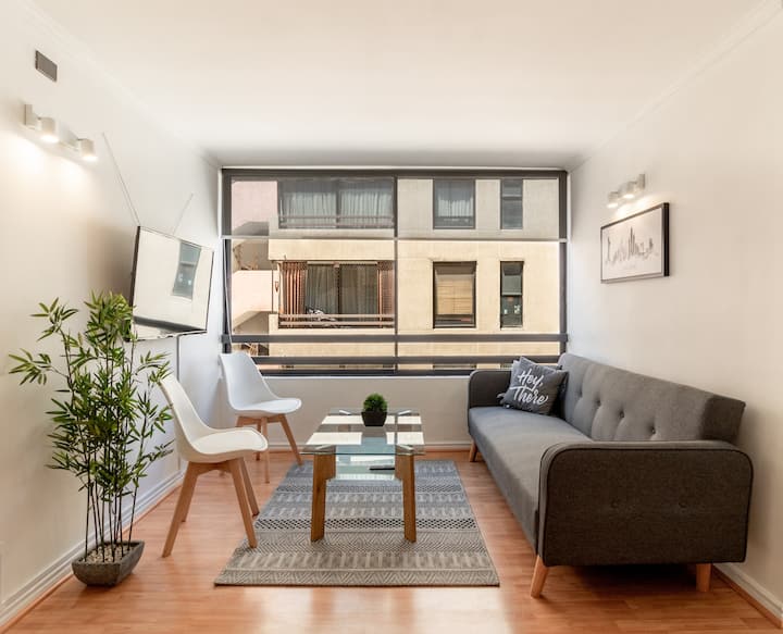 🏠Modern 2b2b 2min From Costanera Center & Metro🚇 - Chile