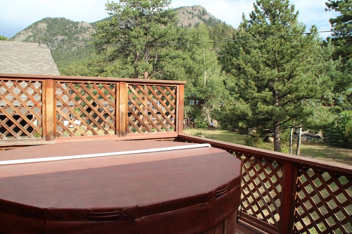 Sea Galley Cabin On River W/private Hot Tub - Fun City, Estes Park