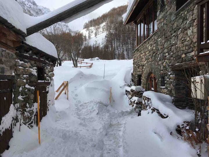 Appartement En Duplex Dans Maison En Pierres - Lac des Cerces