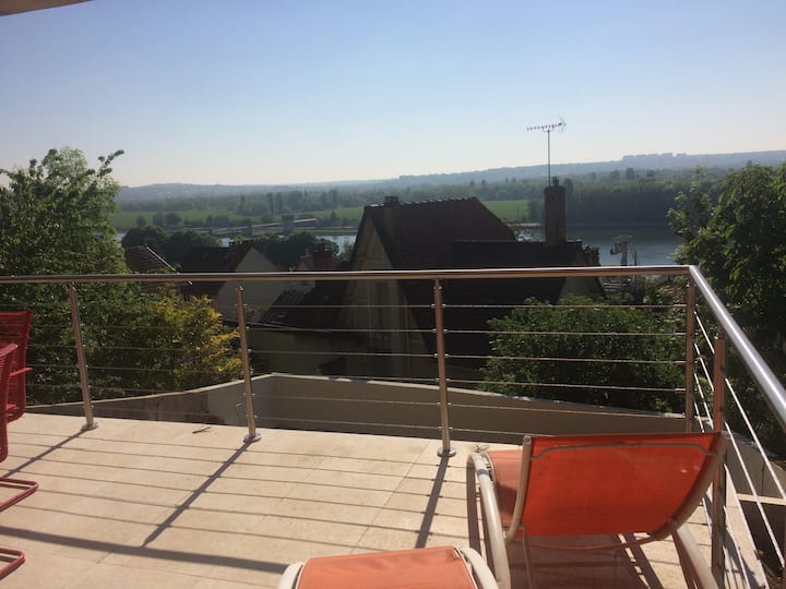 Appartement 3 Pièces Et Grande Terrasse Vue Seine - Essonne
