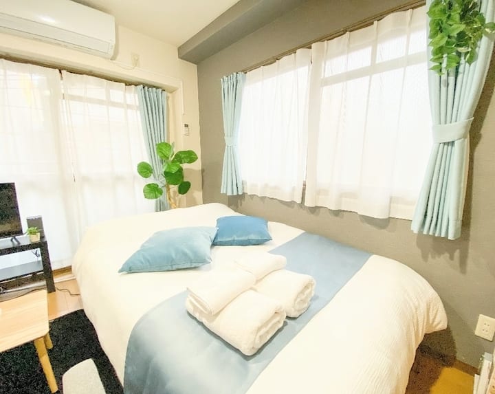 B5【梅田,新大阪駅隣】十三駅近く/リーズナブルで長期滞在にも最適 - Suita