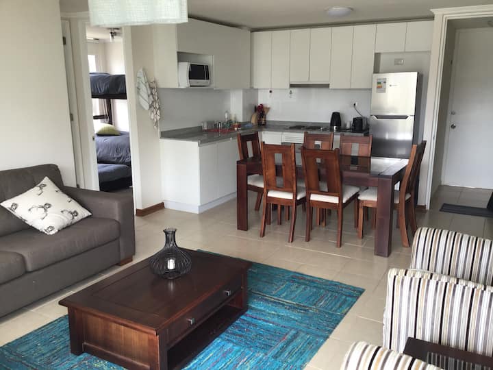 Papudo Laguna, Elegante Depto 2d2b Vista Al Mar - Zapallar