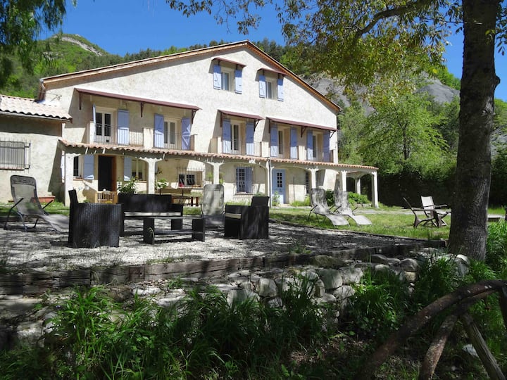 La Bergerie Du Clot, Grande Maison De Vacances - Entrevaux