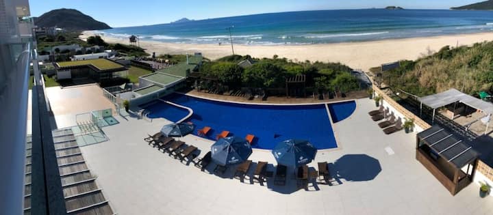 Lindo Apartamento Em Hotel Pé Na Areia Em Ingleses - Florianópolis