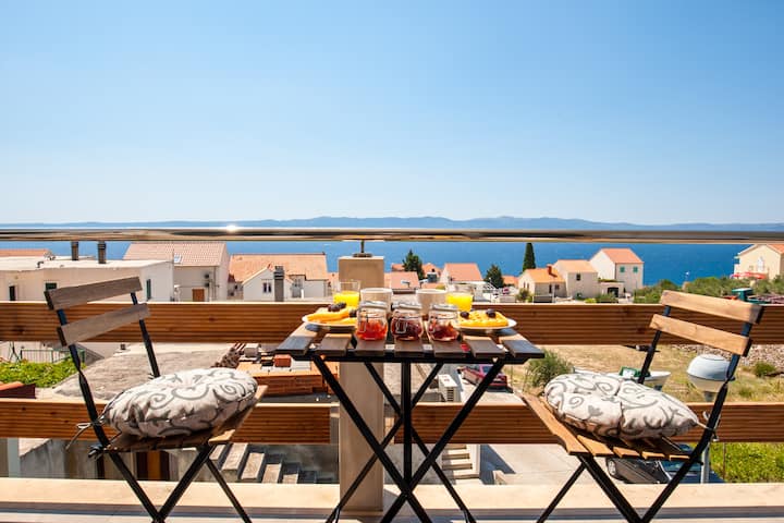 1 Br For 4*sea View*near Beach*free Pick Up - Brač