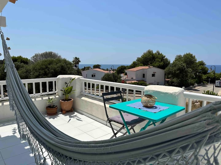 Luz Y Relax Con Vista Al Mar En Binibeca. - Binibeca