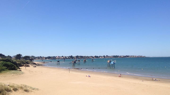 Agréable Maison De Vacances Plage à Pied Tharon - Préfailles