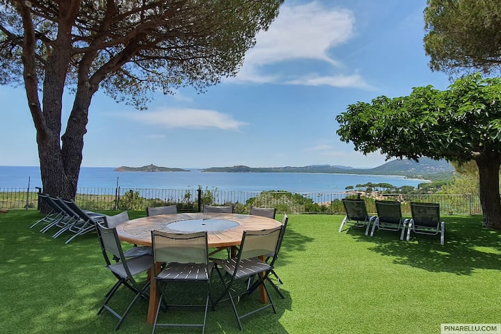 Location Maison Superbe Vue Mer, Baie De Pinarellu - Corsica