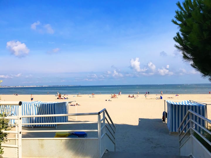 La Baule 50m De La Plage Benoit 4 Pers. Jardinet - Le Pouliguen