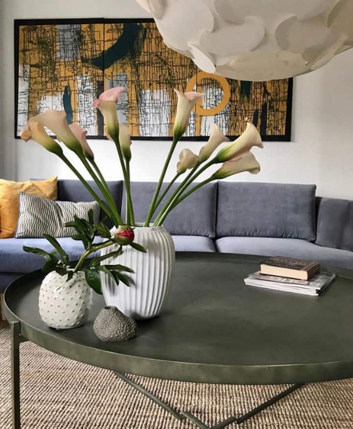 Stort Lyst Værelse Tæt På Centrum-120m2 Lejlighed - Copenhague