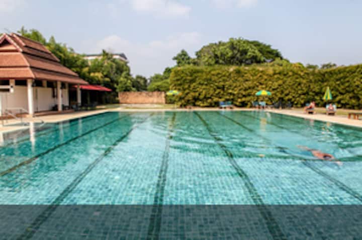 Huge Swimming Pool! (And 3 Cabins) - Chiang Mai