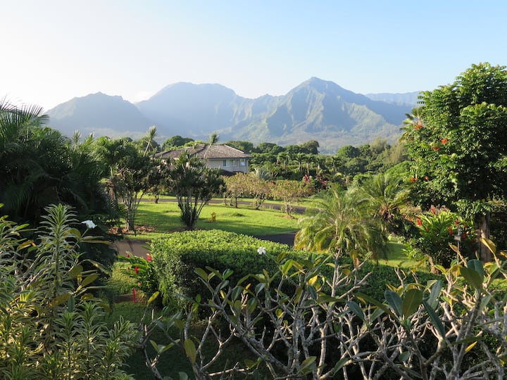 ♡Lanai♡breathtakingviews☆waterfalls, Fruit&garden - Kauai, HI