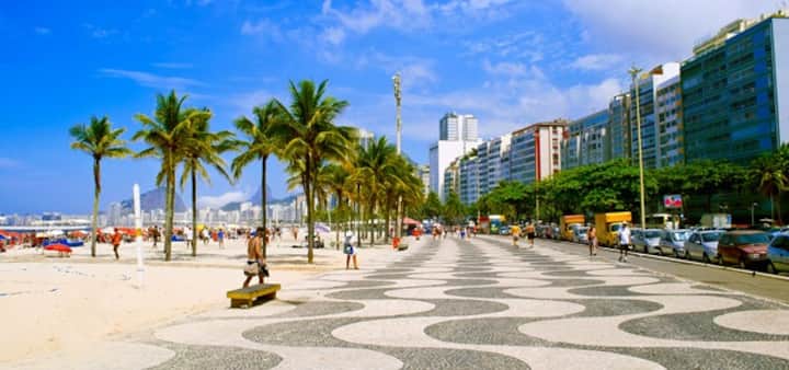Copacabana Desingned  Flat à 30 M Da Praia- - Rio de Janeiro